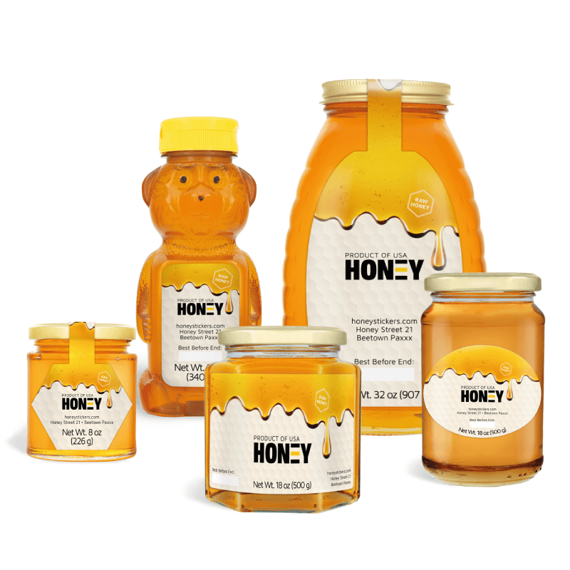 Honey Labels Design – Sticky Steve – us.honeystickers