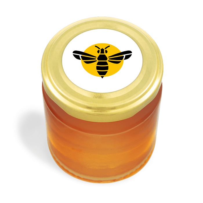 Round Honey Labels for 8oz Round Jar Lid – Charming Charly – us ...