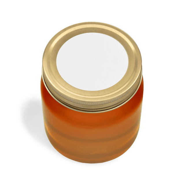 Round Honey Labels for 16oz Round Jar Lid – Free Freddie – us.honeystickers