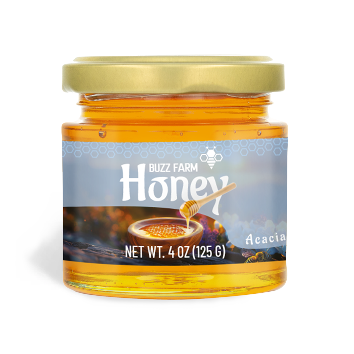 Rectangular Honey Labels for 4oz Round Jars - Fresh Frankie – us ...