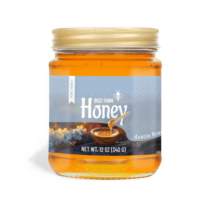 Rectangular Honey Labels for 12oz Round Jar – Fresh Frankie – us ...