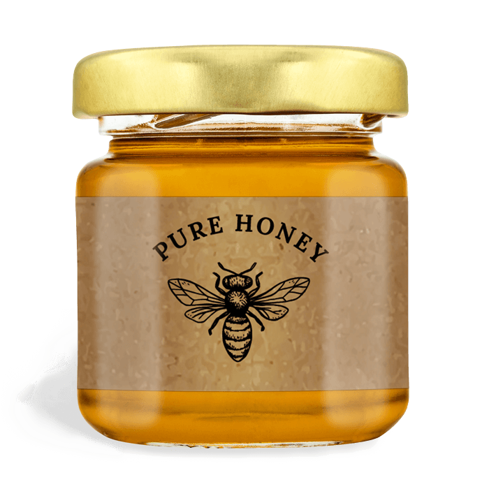 Rectangular Honey Labels for 2oz Round Jars – Natural Nadja – us ...