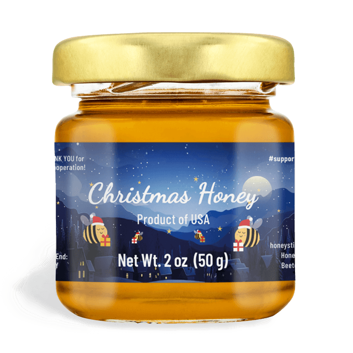 Rectangular Honey Labels for 2oz Round Jars – Cozy Cody – us.honeystickers