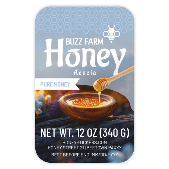 Rectangle Honey Labels Portrait for 12oz Bear Jar – Fresh Frankie – us ...