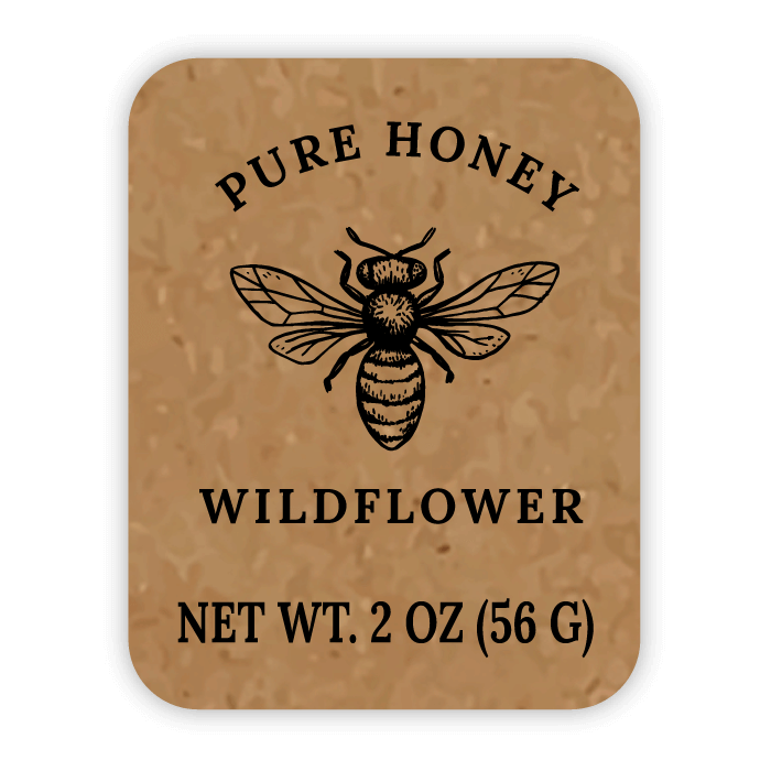 Rectangle Honey Labels Portrait for 2oz Bear Jar – Natural Nadja – us ...