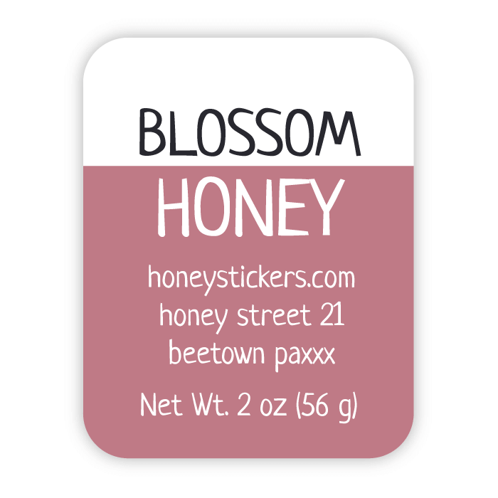 Rectangle Honey Labels Portrait for 2oz Bear Jar – Soft Sophie – us ...