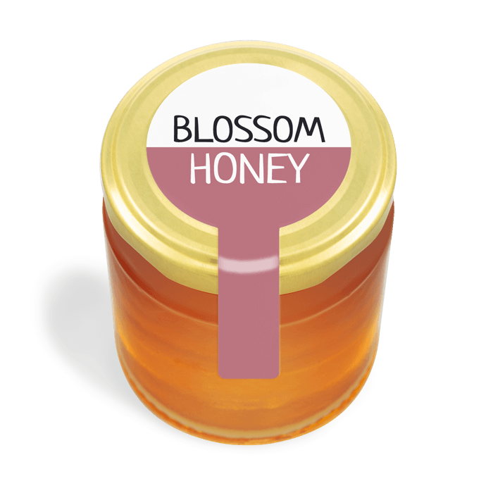 Tamper Seal Honey Labels for 8oz Round Jar – Soft Sophie – us.honeystickers