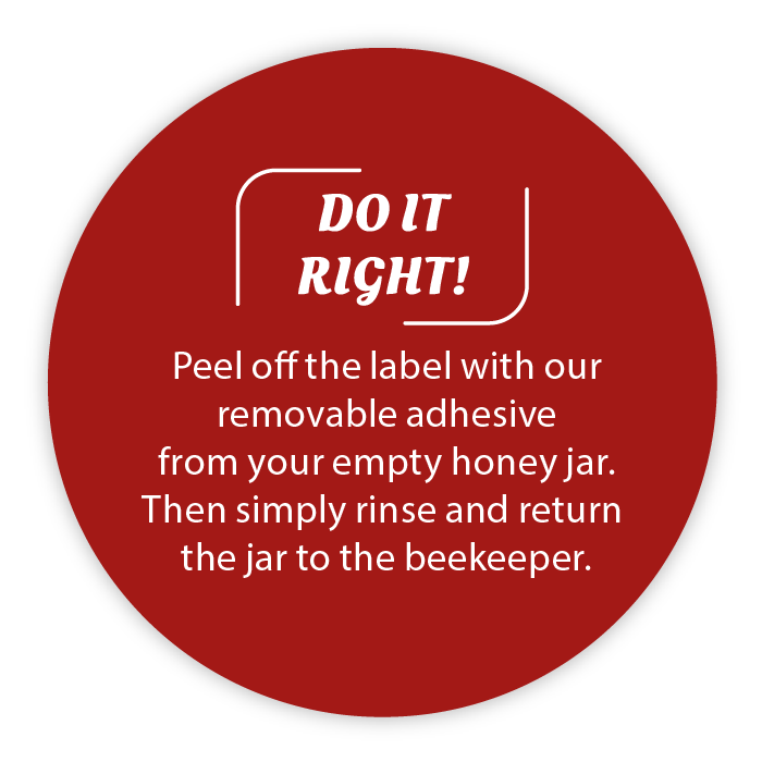 Round Disclaimer Stickers for Your Honey Jar – Do it Right – us ...