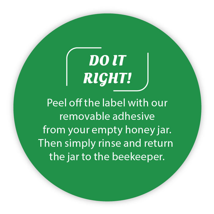 Round Disclaimer Stickers for Your Honey Jar – Do it Right – us ...